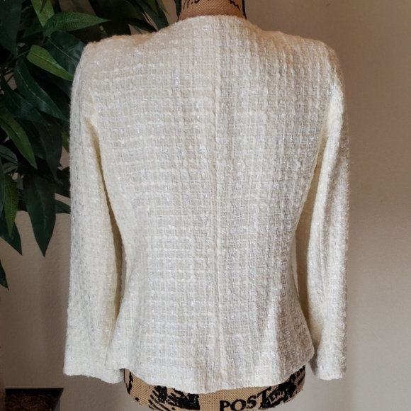 John Meyer of Norwich | Jackets & Coats | John Meyer Ivory Textured ...